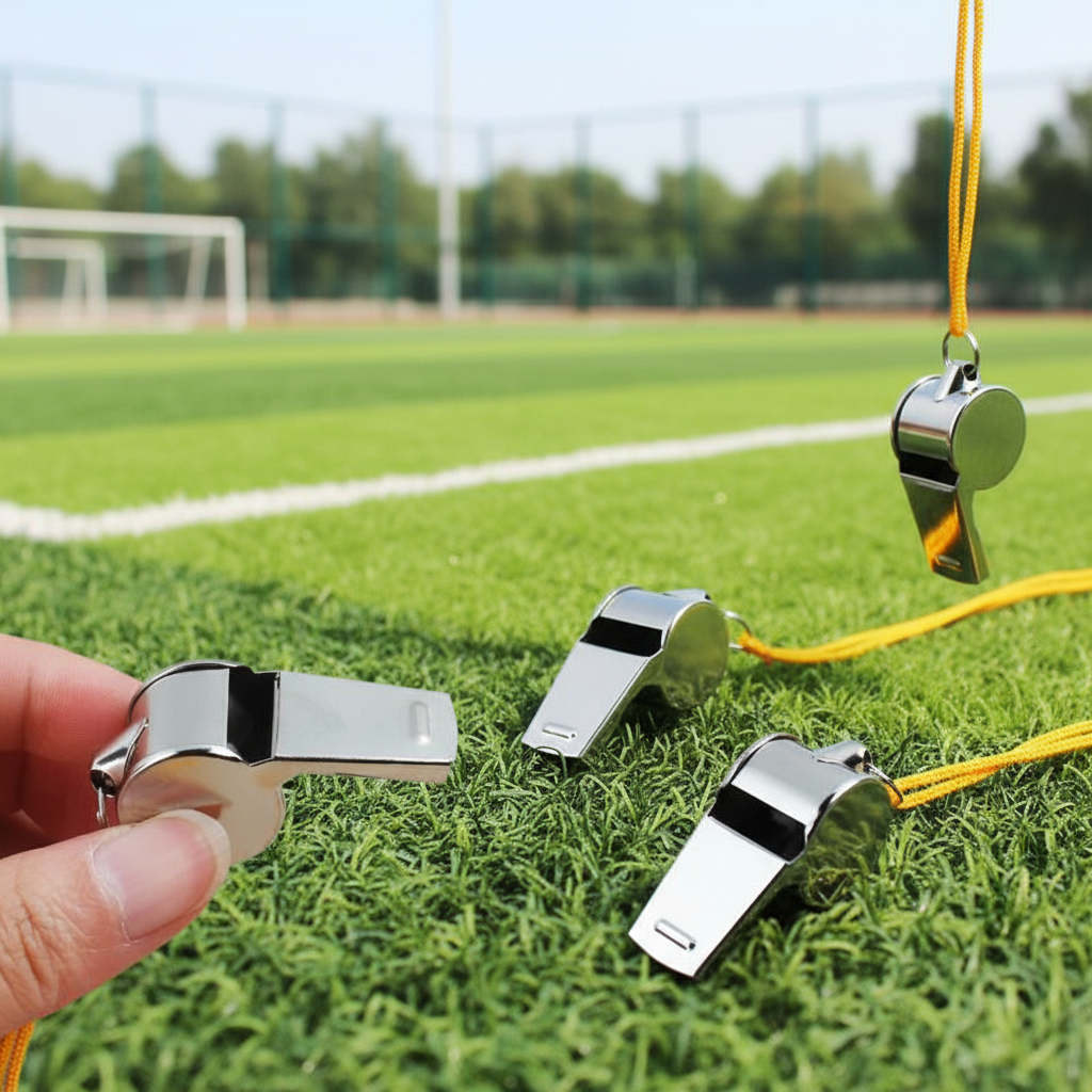 Stainless Steel Whistle with CT Beads for Soccer Sports, Coaching ...