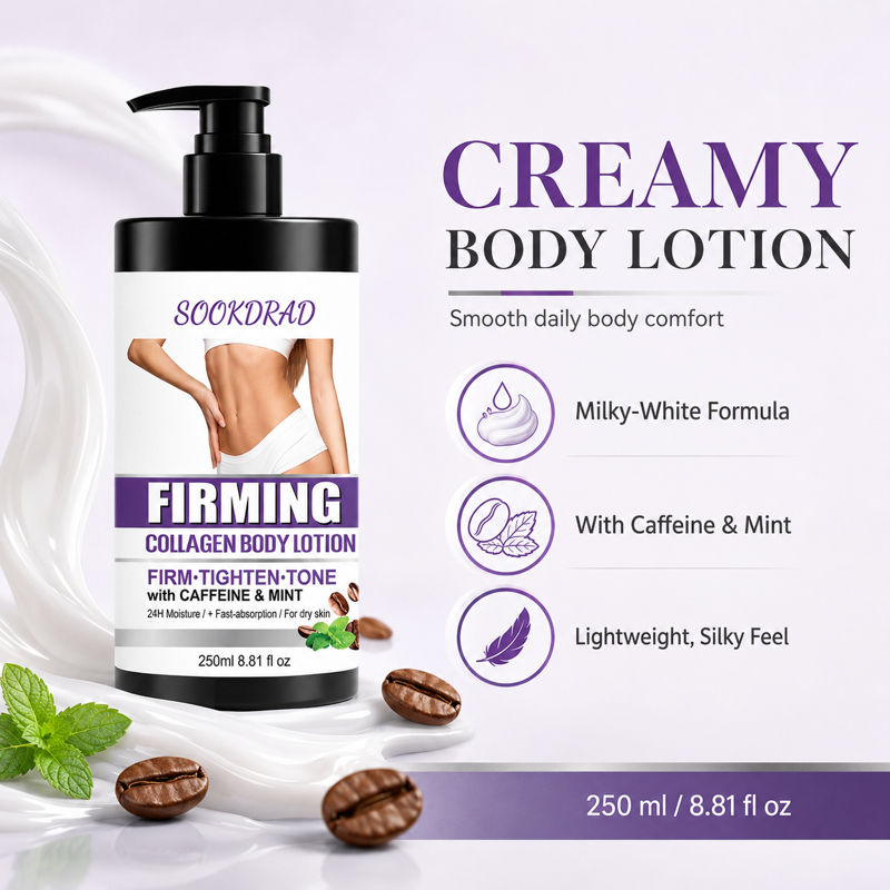 Caffeine Mint Firming Body Lotion, Non-comedogenic Won’t Clog Pores For ...