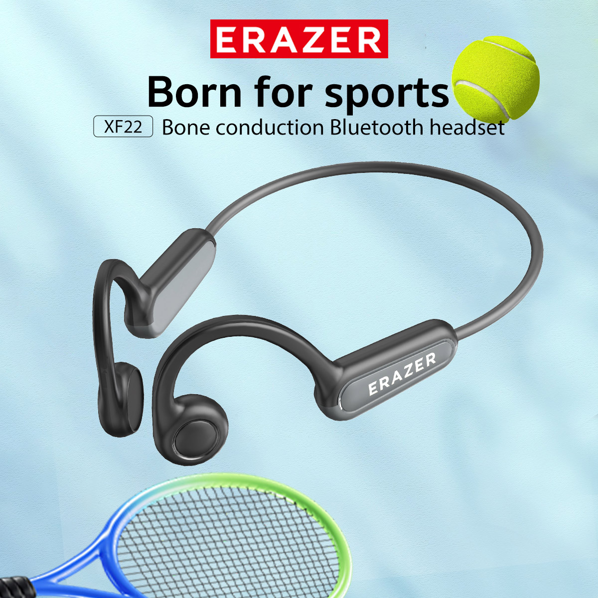 Erazer XF22 Earphones Wireless Bluetooth Bone Conduction Headphones ...