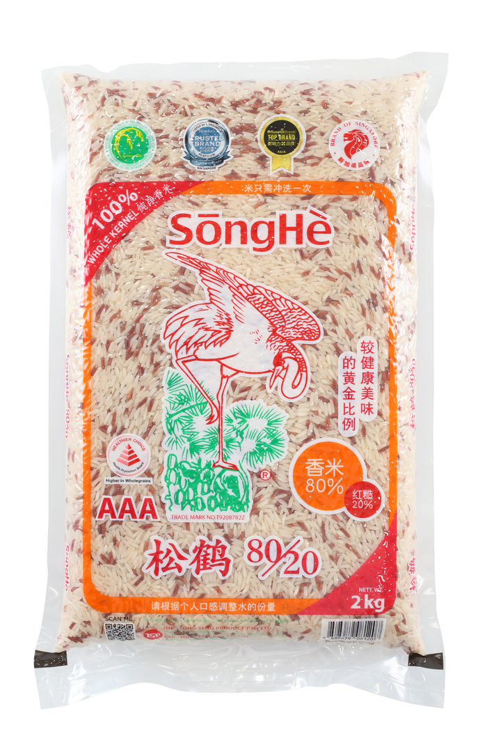 SongHe 8020 Mixed Fragrant + Red Rice (2kg) | Shopee Singapore