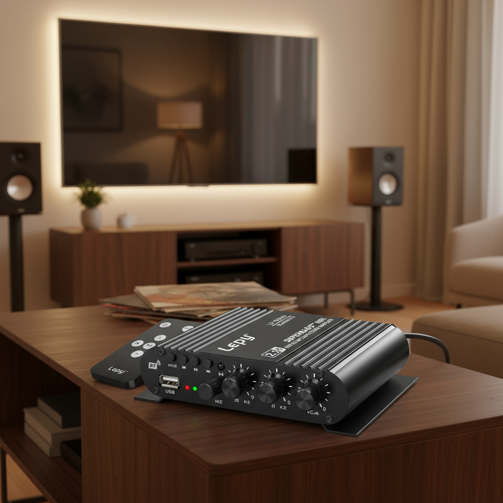 Shopee Choice Upgraded Mini Car Audio Amplifier HiFi Sound Home Use USB ...