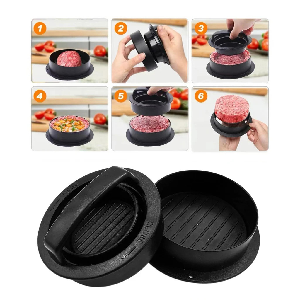 Kitchen Tools Burger Presser Multi functional Round Meat Pie Mold ...
