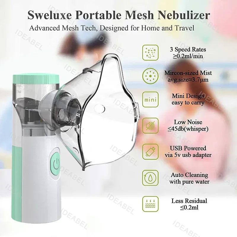 Mini Silent Steam Nasal Humidifier Inhaler Nebulizer Asthma Medical USB ...