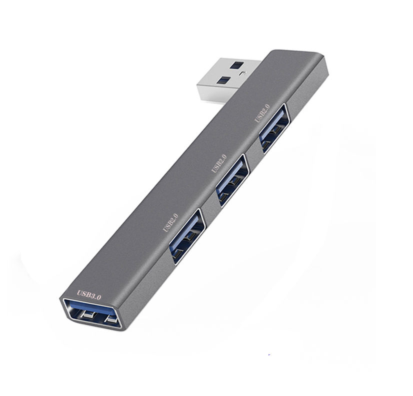 Quad Dock Bend USB 3.0 4 Port Combinations USB Hub Type C Adapter OTG ...