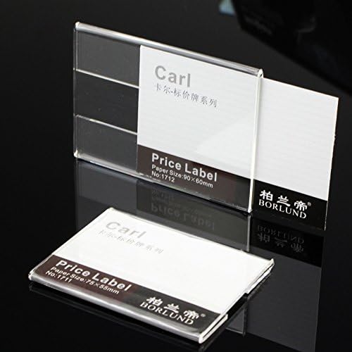 L-Shaped Card Holder Wall Mount Shelf Acrylic Sign Holder Price Card ...