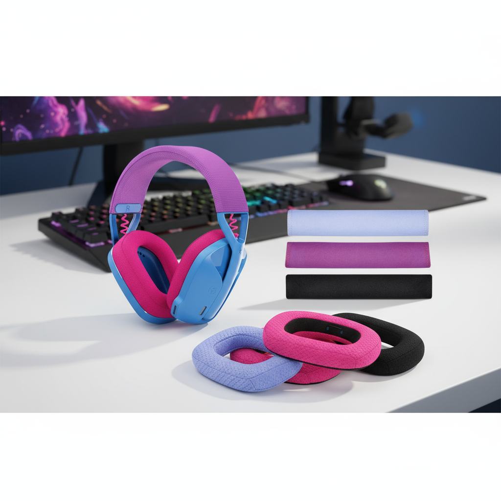 Memory Foam Ear Pad Replacement for Logitech G435 Wireless Gaming ...