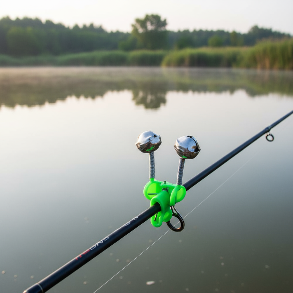 Metal Rod Tip Clip for Carp Fishing - Adjustable Bite Alarm with Bell ...