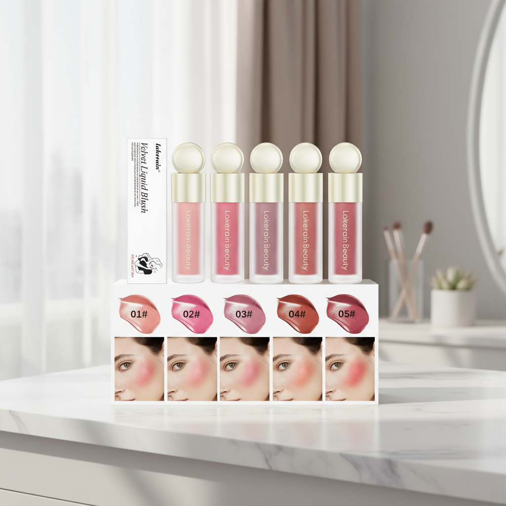 Liquid Blush for 24 Hour Wear - Soft Velvet Texture, Waterproof ...