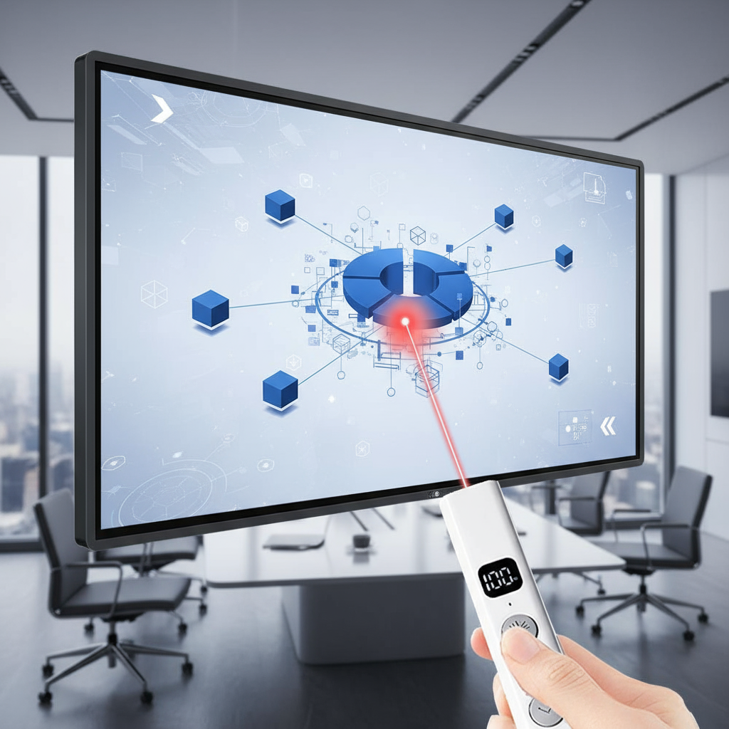 Wireless Presenter Remote with Battery Indicator Stylus Touch Screen ...