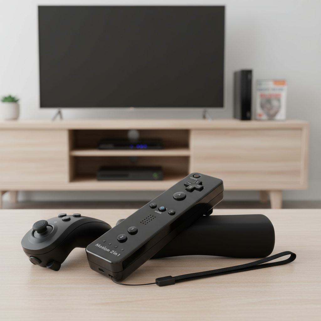 Bluetooth Wireless Controller Set for Nintendo Wii with Silicone Case ...
