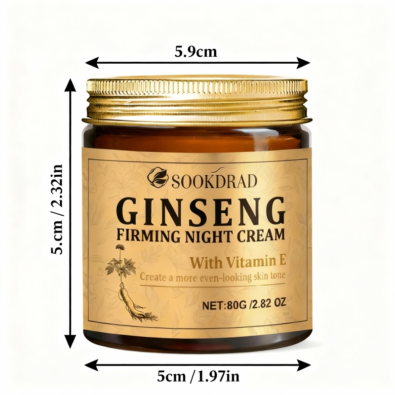 Even Tone Night Care, Ginseng Firming Cream with Vitamin E, Ideal for ...