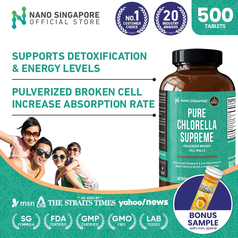 Chlorella Supplement Pure Chlorella Supreme - Highly Purified Chlorella ...