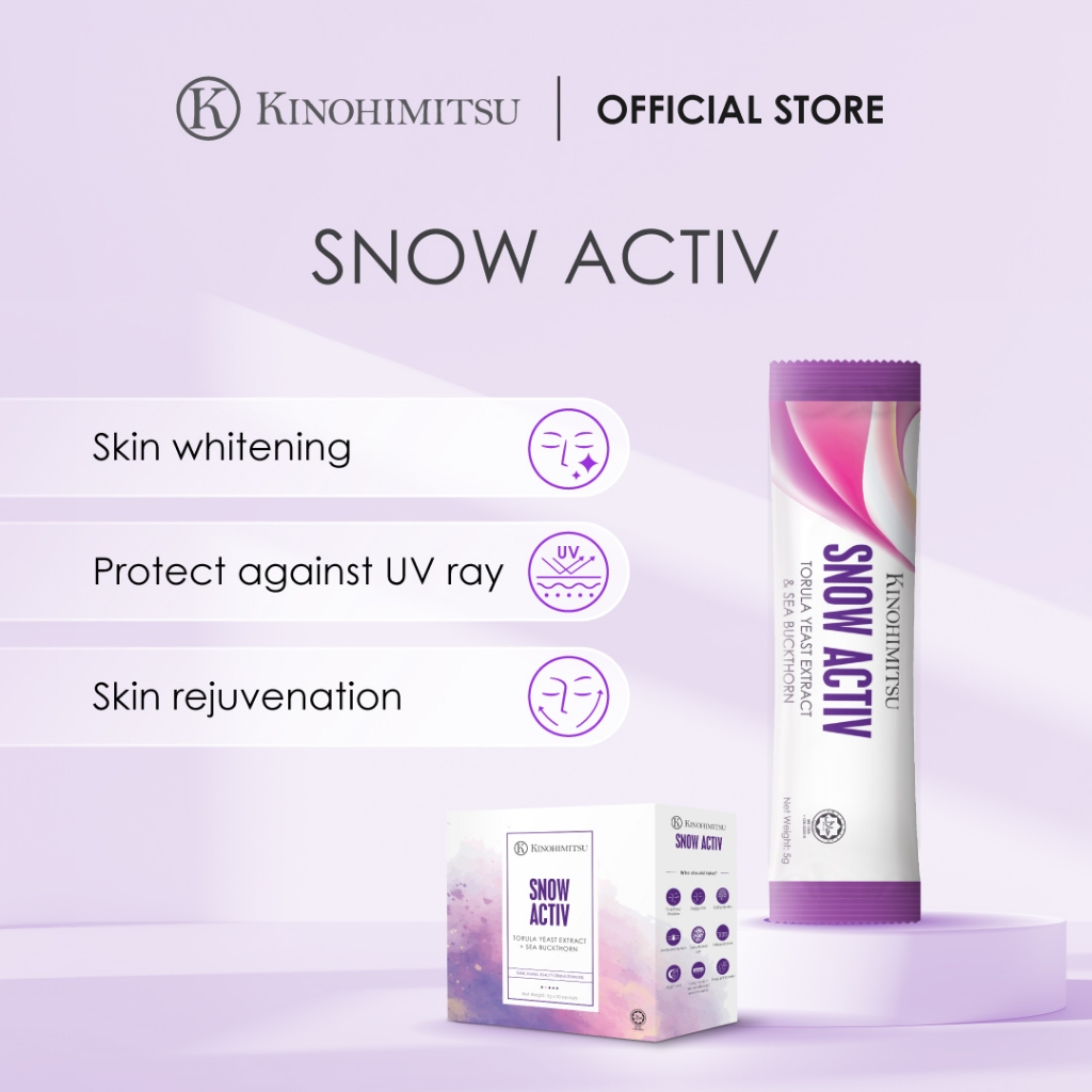 Kinohimitsu Snow Activ Inner Beauty Supplement Sachet 5g - Advanced ...