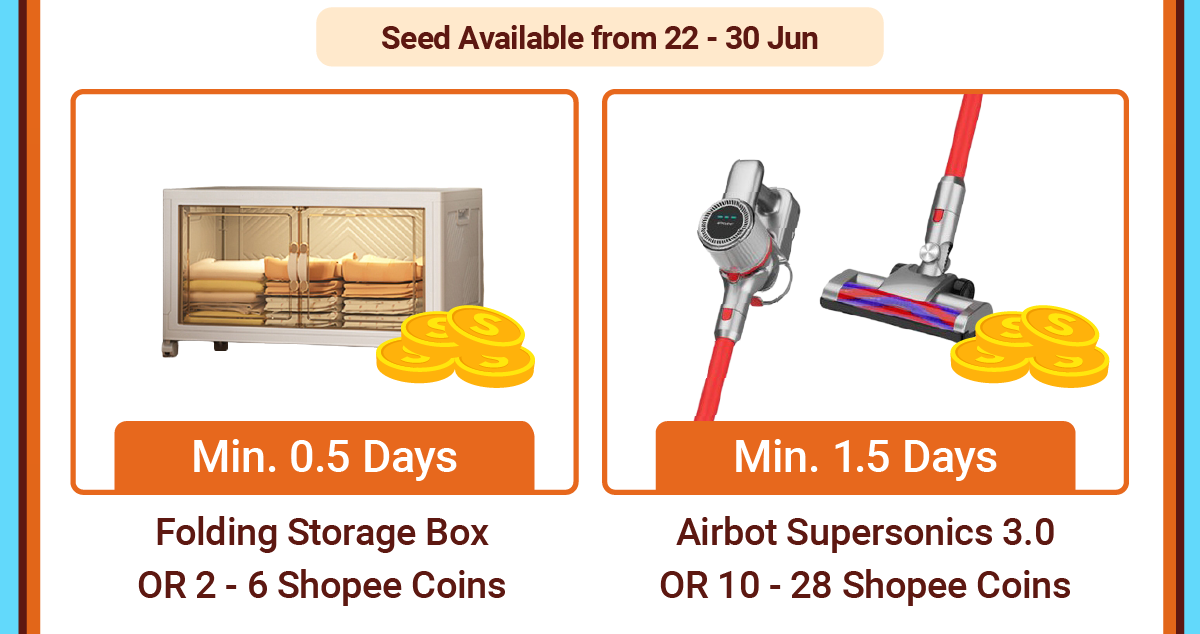 Shopee Farm June 2024 | Water Plants Daily For Attractive Prizes Online ...