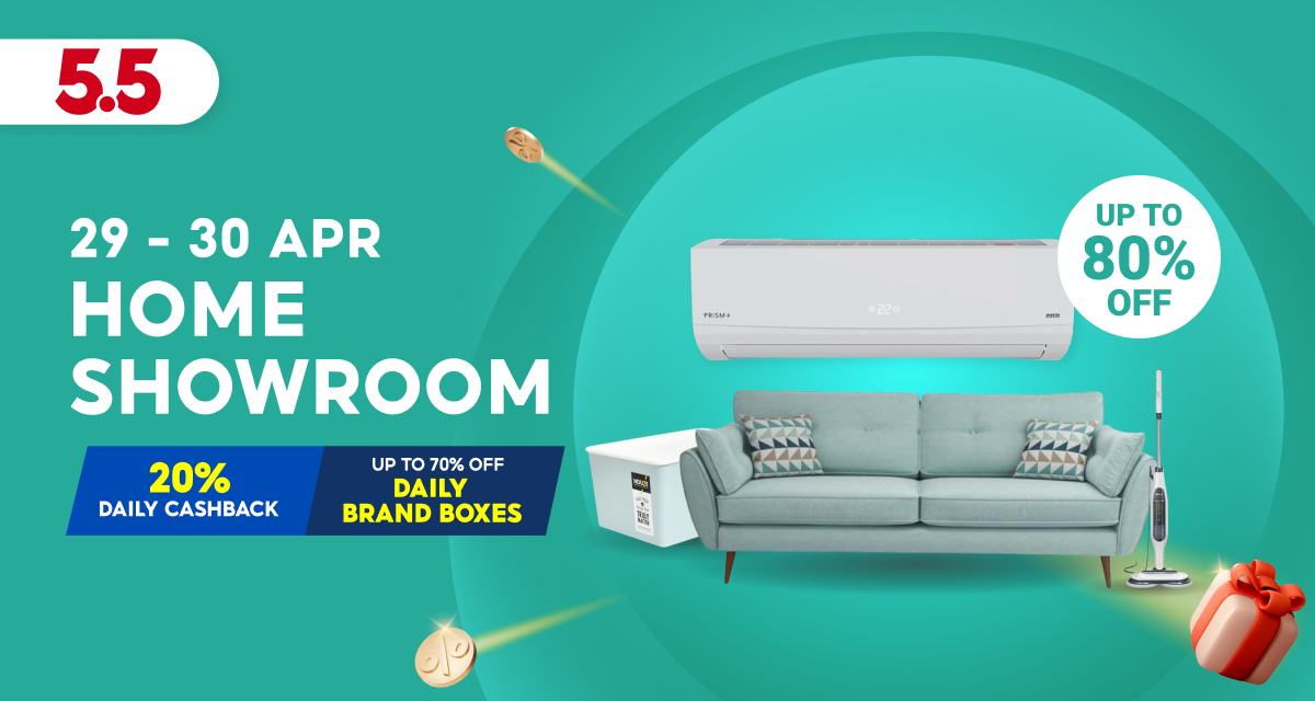 New Shopee Deal : 5.5 Home Showroom - Price Tracker SG
