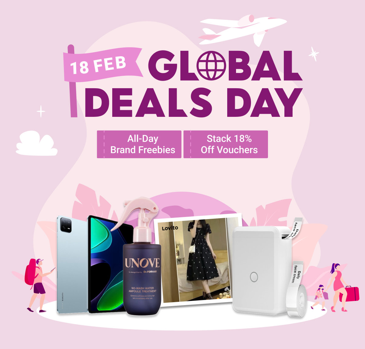 New Shopee Deal : 18 FEB Global Deals Day - Price Tracker SG