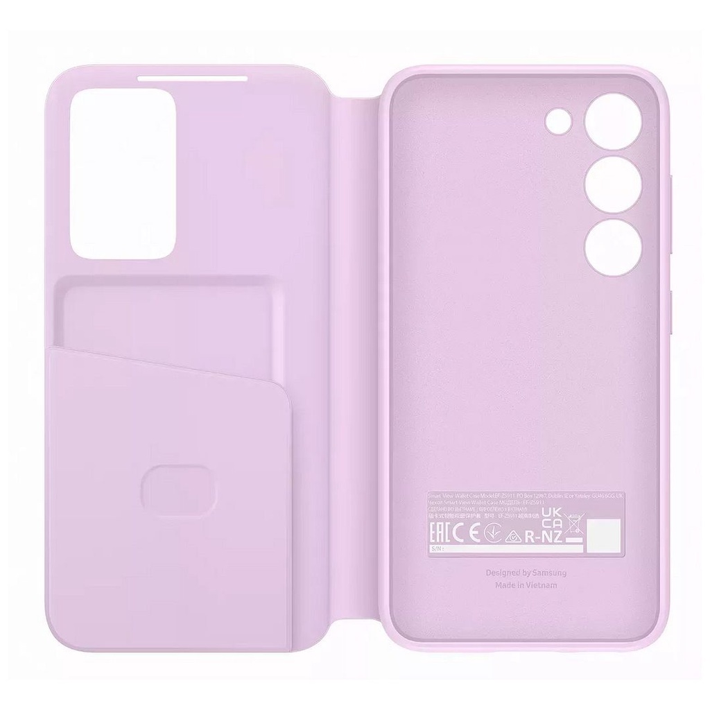 Samsung Official Galaxy S23 Smart View Wallet Case ( Lavender ), EF ...