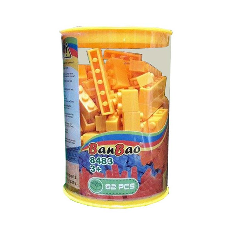 BANBAO 82 PCS Lego Set Yellow 82 (Yellow) | Shopee Singapore