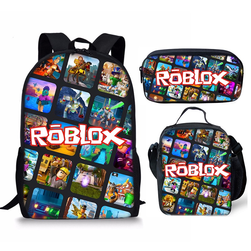 Roblox 3D New Product Roblox Student Schoolbag Meal Bag Pencil Case ...