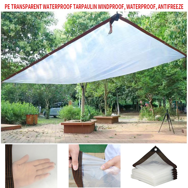 Transparent rainproof shading cloth tarpaulin Lightweight waterproof ...