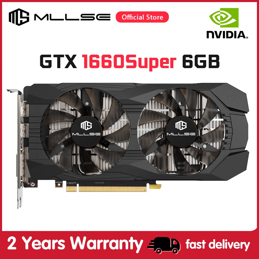 MLLSE New GTX 1660Super 1660Ti Game GPU 6GB GDDR6 192Bit 8pin PCI-E 3.0 ...