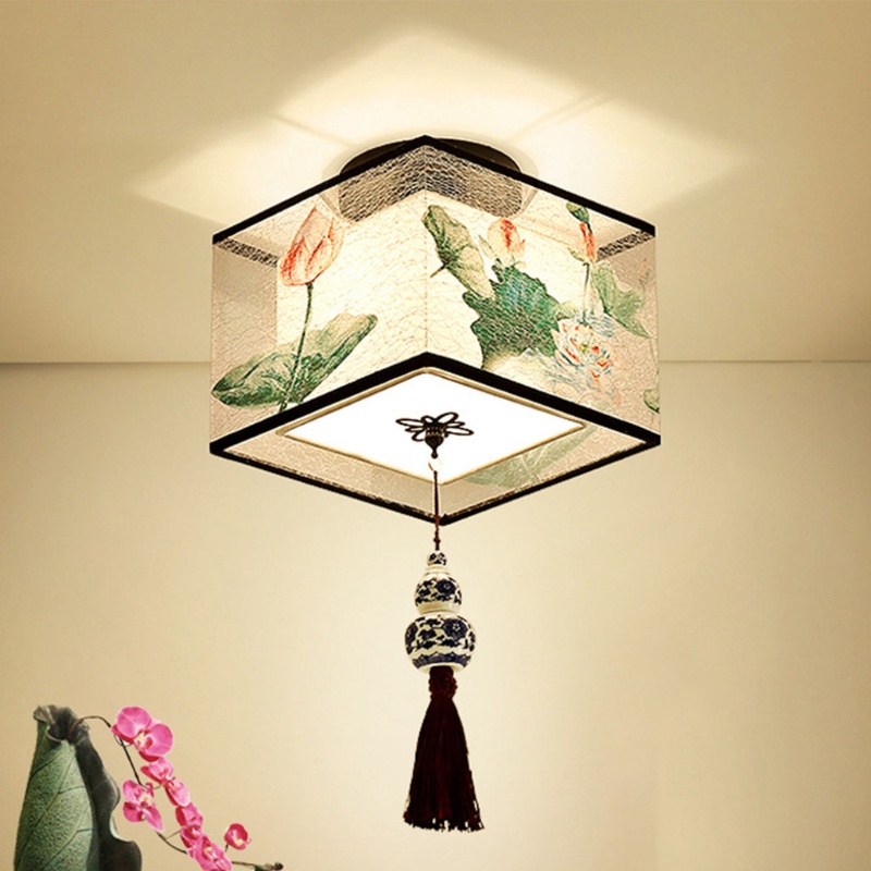 Classic Vintage Chinese Led Hanging Ceiling Lights,Modern Lotus Bird ...