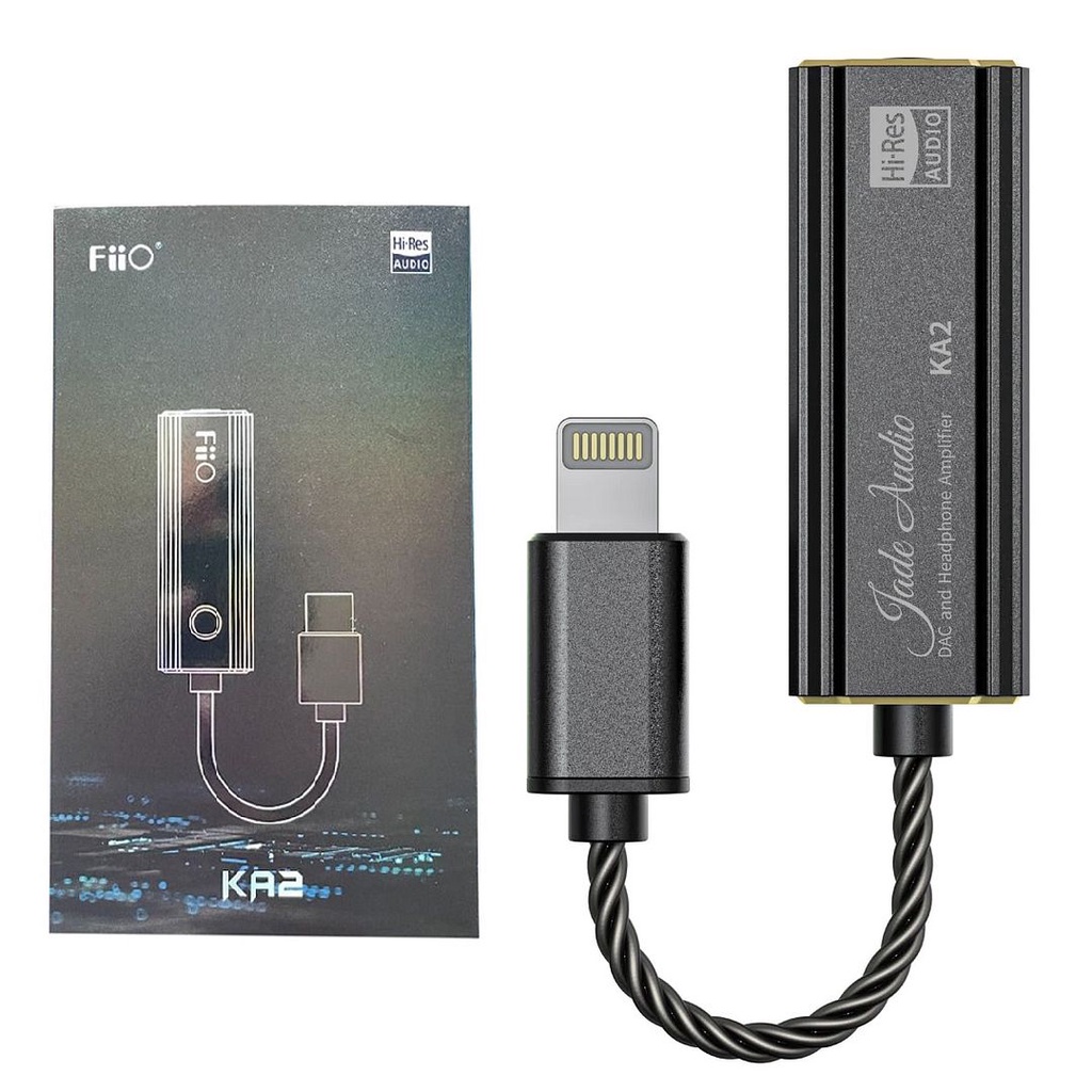 FiiO KA2 Compact DAC and Headphone Amplifier (Lightning) for iPhone ...