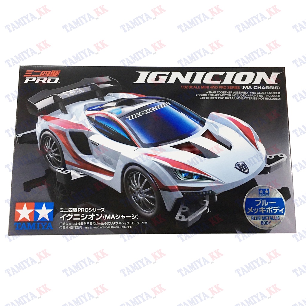 95165 TAMIYA Mini 4WD Ignicion Blue Metallic Body (MA) | Shopee Singapore
