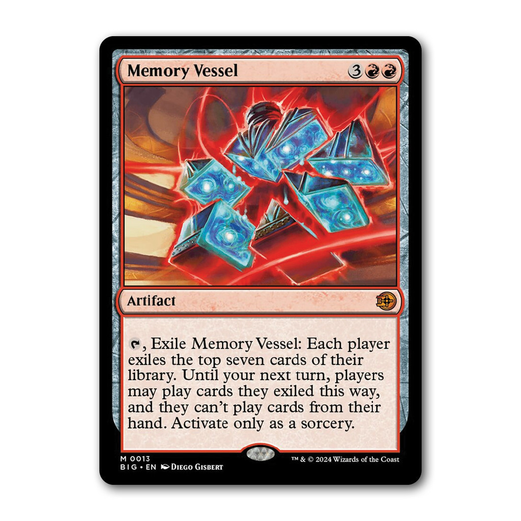 [MTG] Memory Vessel [BIG] [Red] [Mythic] [Normal] [ENG] [2024] (Magic ...