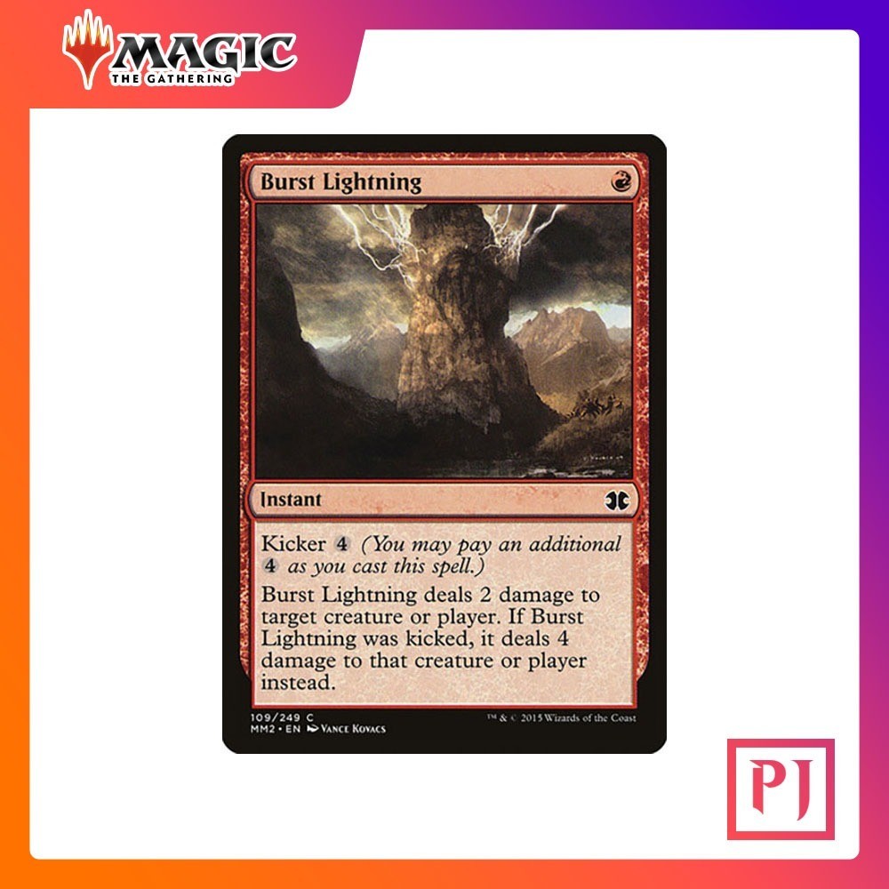 [MTG] Burst Lightning [MM2] [RED] [COMMON] [NORMAL] [ENG] (Magic Card ...