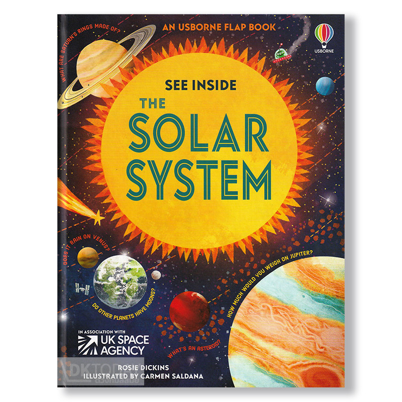 DKTODAY USBORNE SEE INSIDE THE SOLAR SYSTEM Book (AGE 6+) | Shopee ...