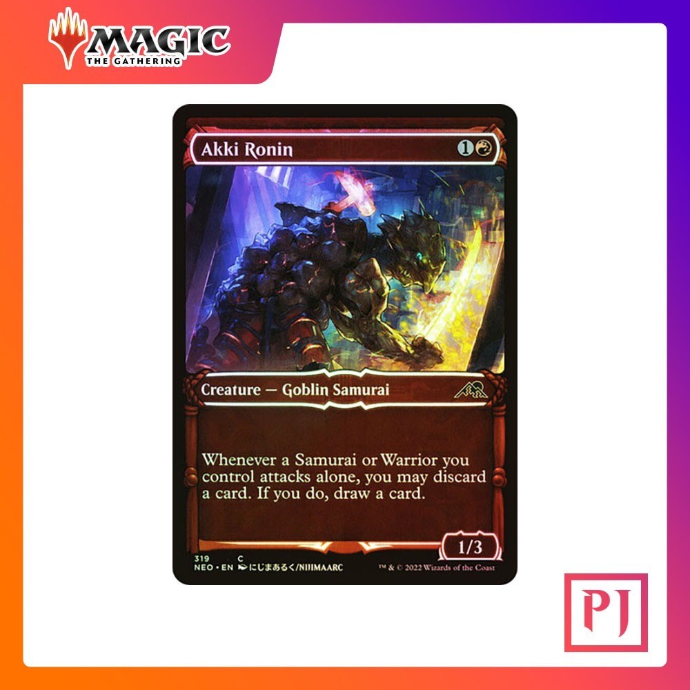[MTG] Akki Ronin (Showcase) [NEO] [RED] [COMMON] [FOIL] [ENG] (Magic ...