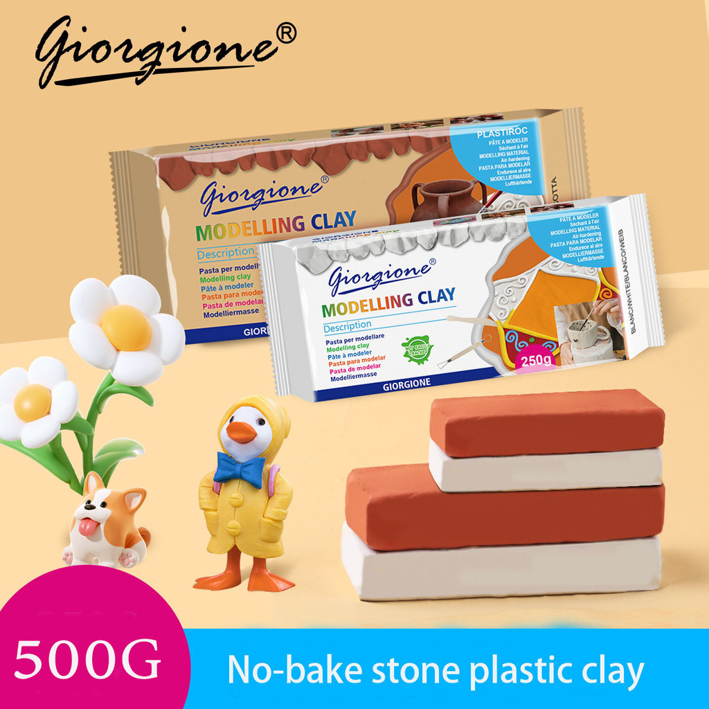 Rextt NARA Pulp Clay 500g For Creating Art Soft Pottery Tool Set ...