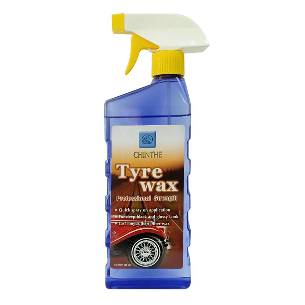 CHINTHE Rubber Polish Oil Formula TYRE WAX 500 Ml. Car Accessories Care ...
