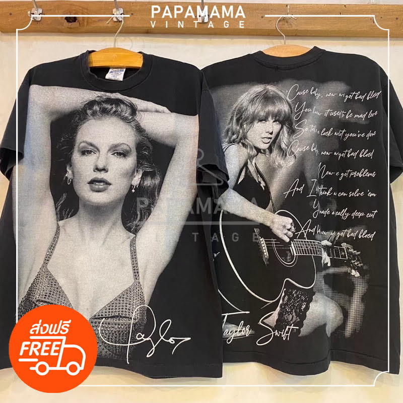 [TAYLOR SWIFT] original Bootleg Authentic bio washed Big Screen Tour ...