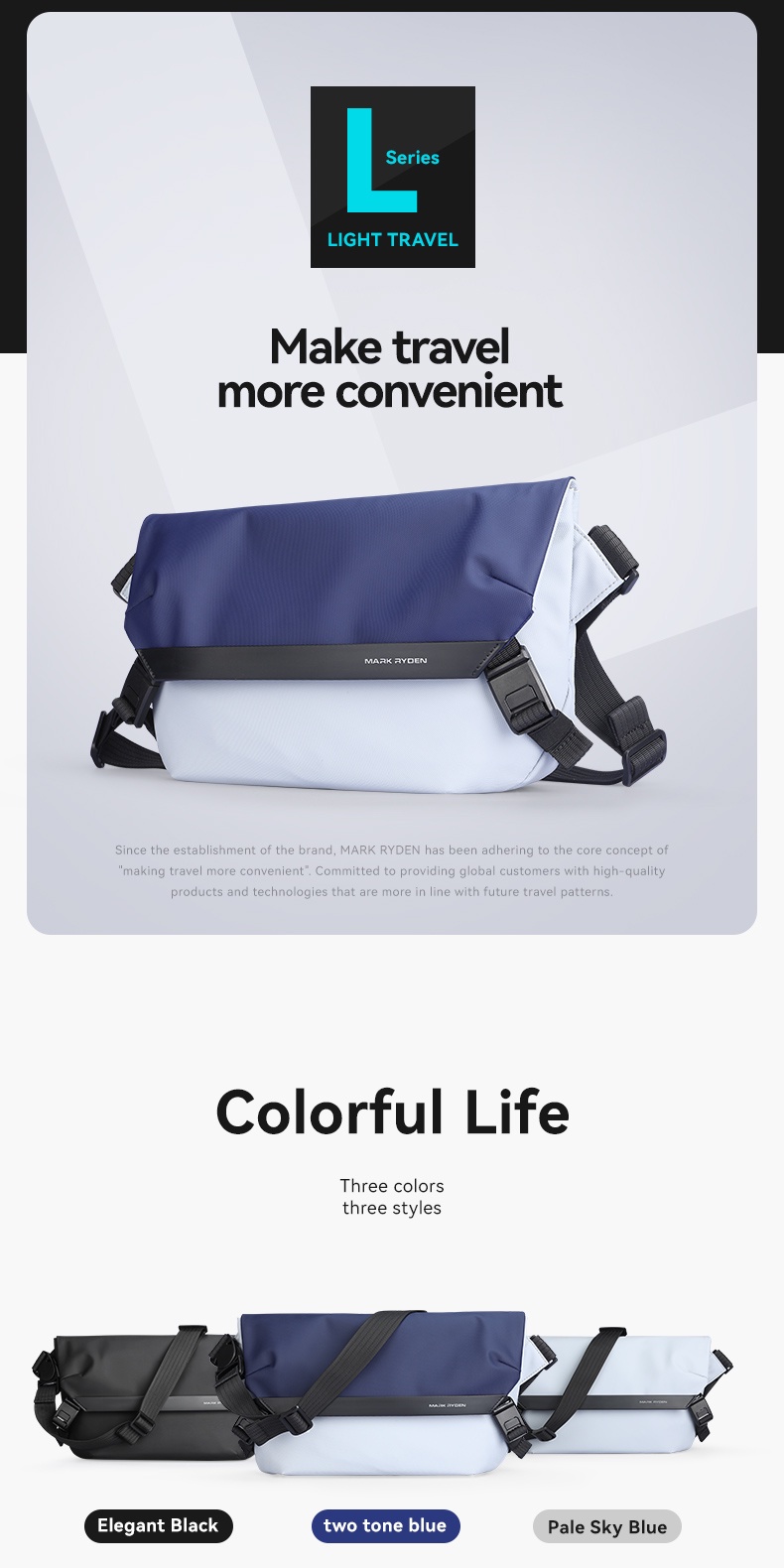 MARK RYDEN Sling Bag Men Crossbody Shoulder Bag | Shopee Singapore