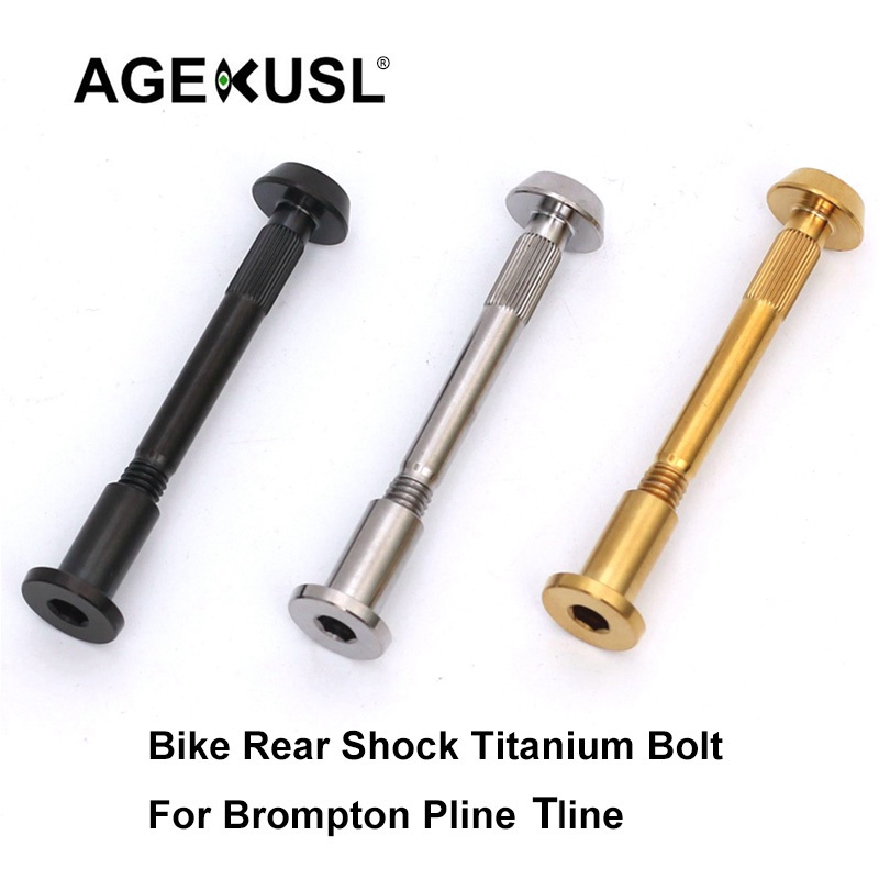AGEKUSL Bike Rear Shock Bolts Titanium Screw With Nut Use For Brompton ...