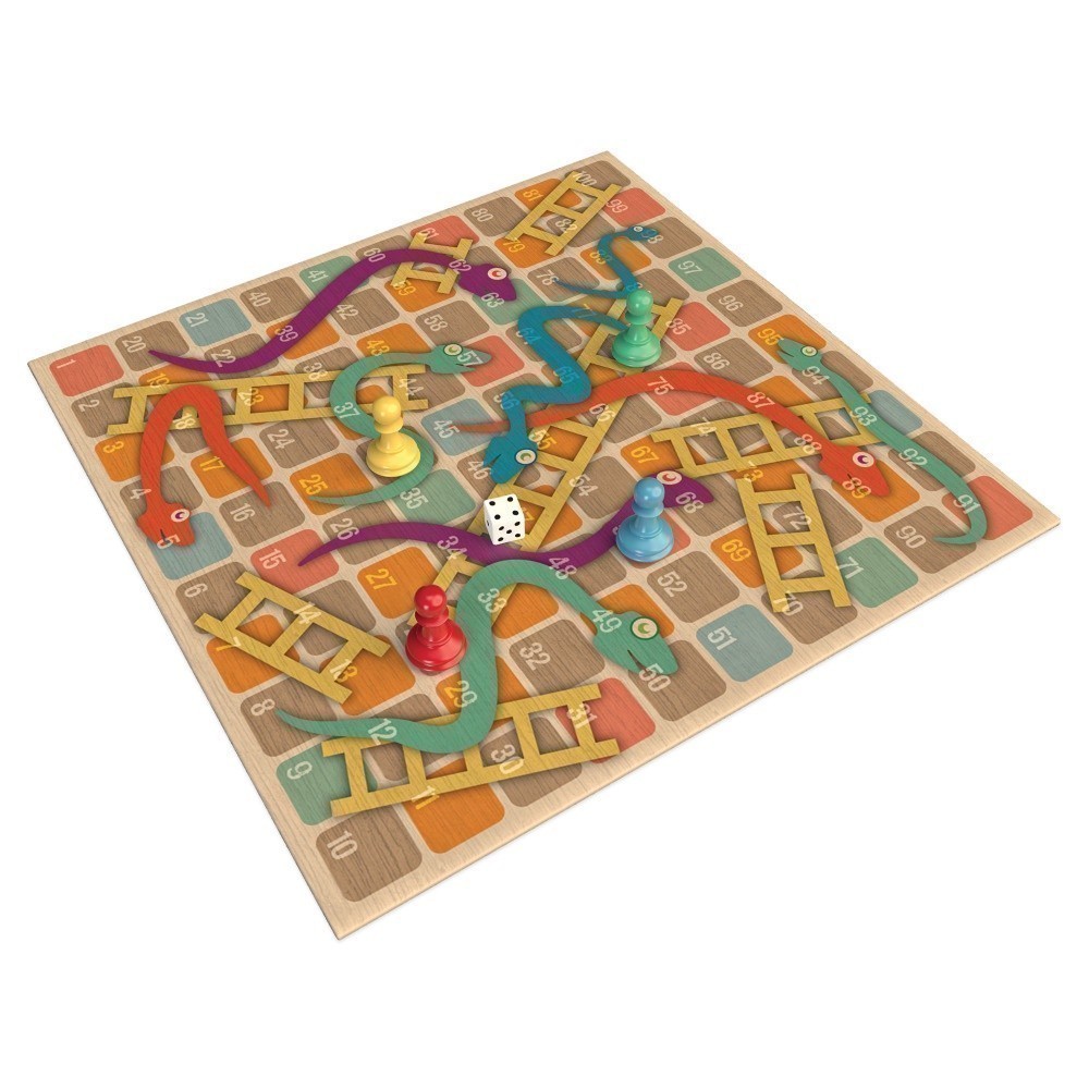 Cardinal Snakes And Ladders Snake Game Board | Shopee Singapore