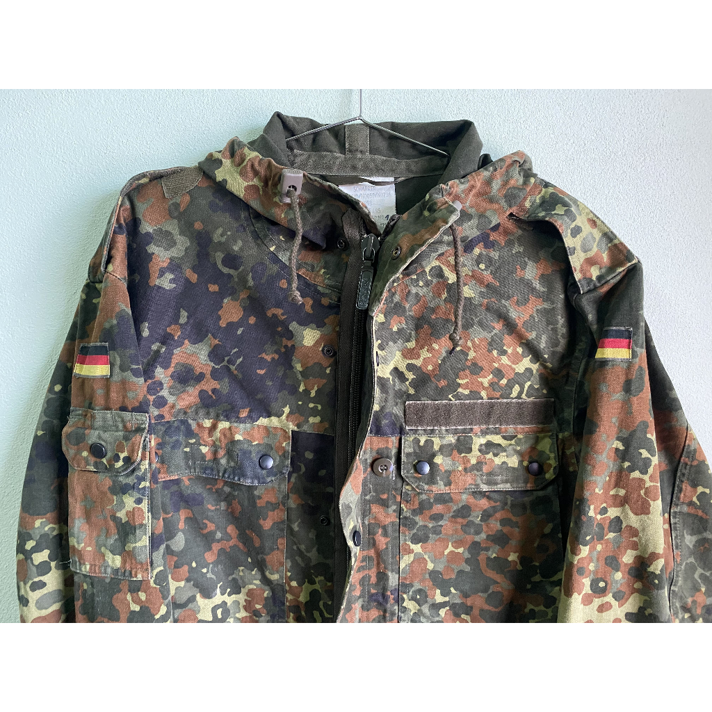 VTG 1993 GE Scharrer German Army Military Field Jacket/Parka Flecktarn ...