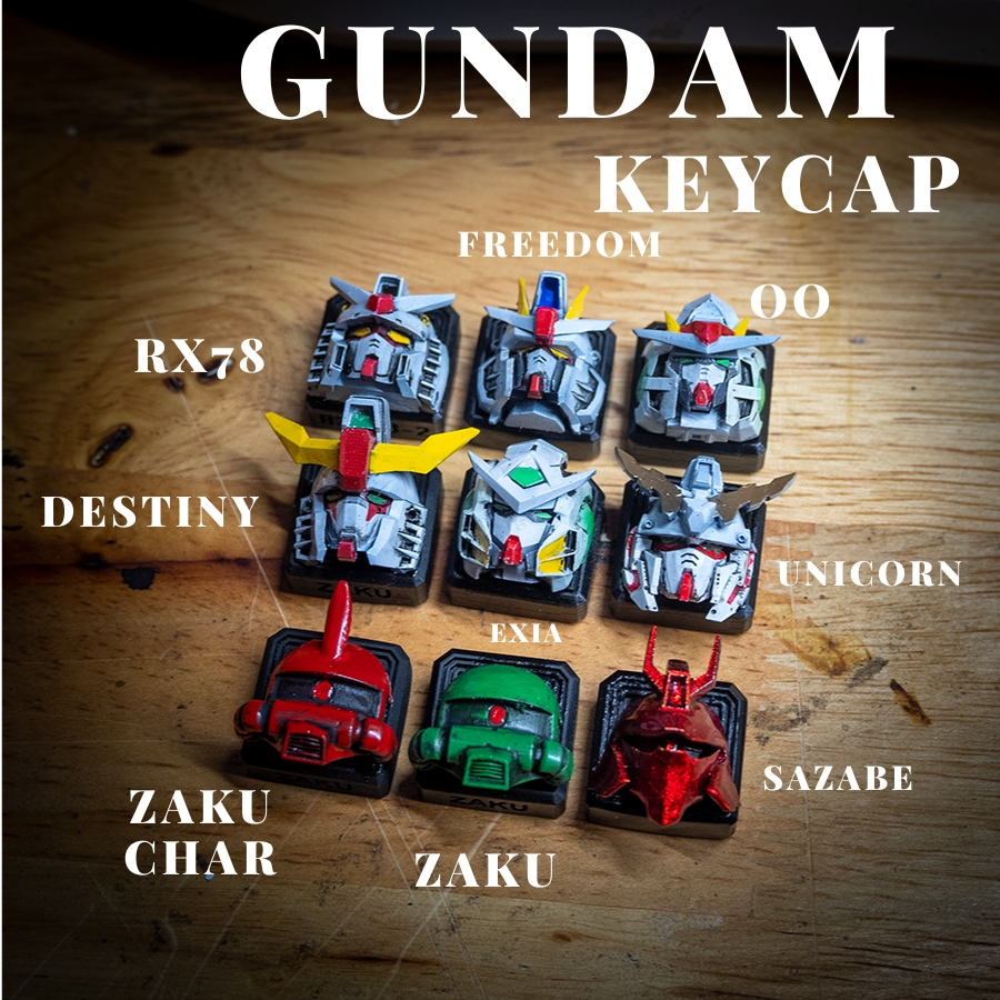 Artisan keycap GUNDAM | Shopee Singapore