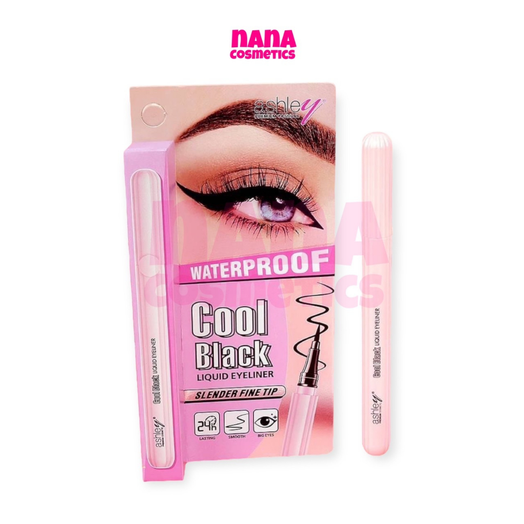 A-389 ASHLEY COOL BLACK LIQUID EYELINER Magic | Shopee Singapore