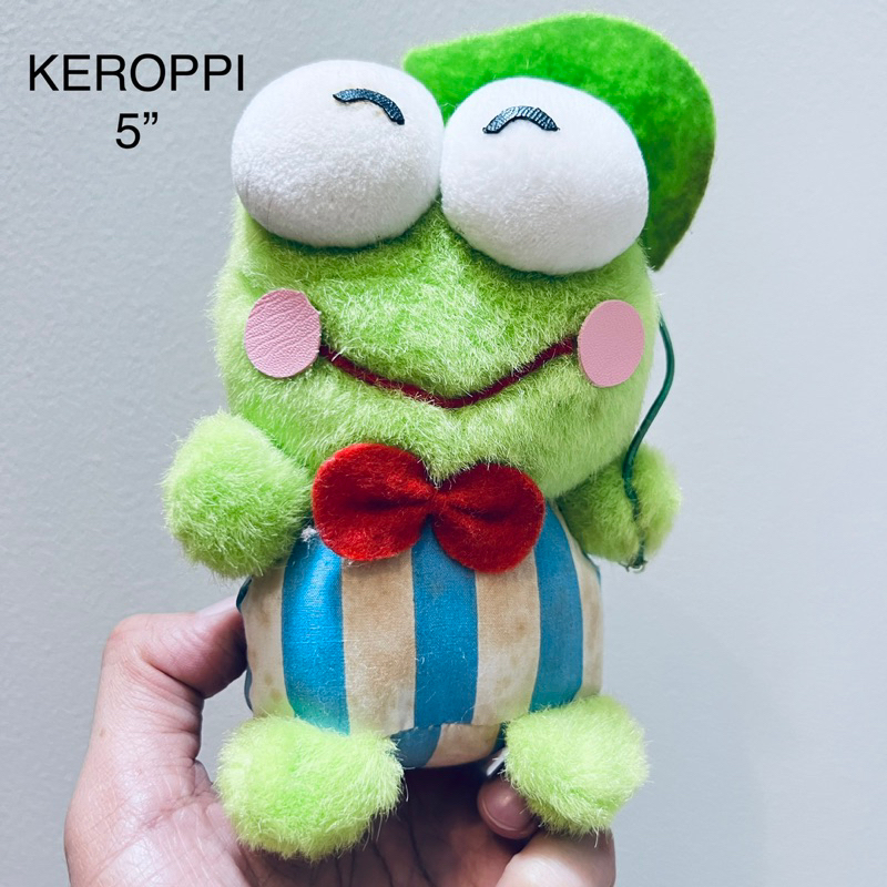 Frog Kero Doll Holding Lotus Leaf Sanrio Keroppi Size 5 Inches ...
