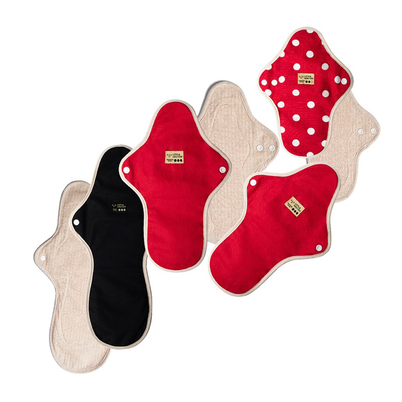 Little Lulu Washable Sanitary Pads One Very Come Set (7 Pieces ...