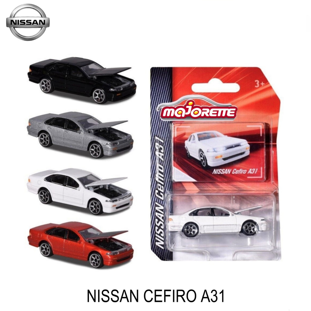 Model Car NISSAN Cefiro A31 Real Copyright 1 Scale 1/64 Majorette MJ ...