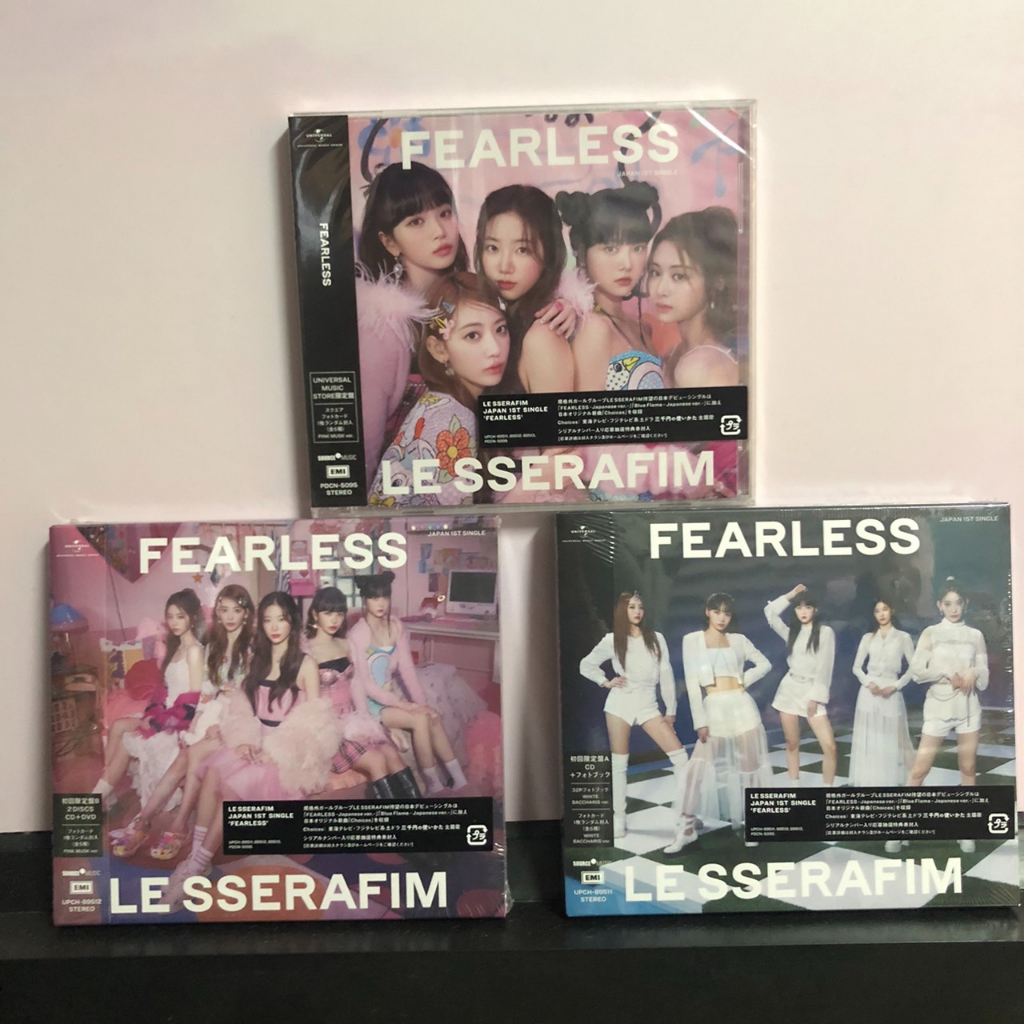 LE Sereafim JAPAN 1st Single Album : FEARLESS-Full Unbreakable ...