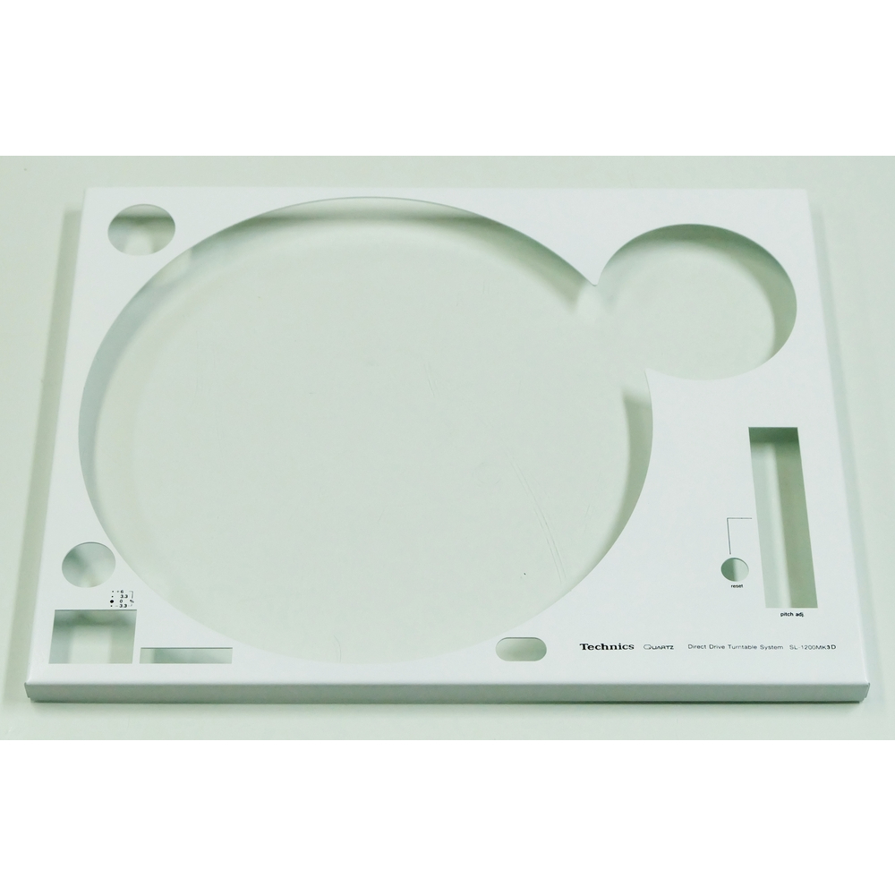 Technics White Face Plate For SL-1200 MK3D (New) | Shopee Singapore