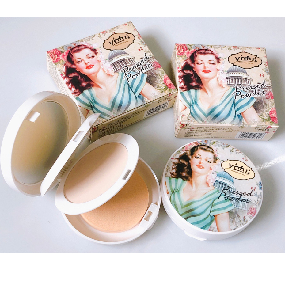 YAFU Giffarine Powder Spf40 PA+++ Helps Cover Pores Acne Scars Wrinkles ...