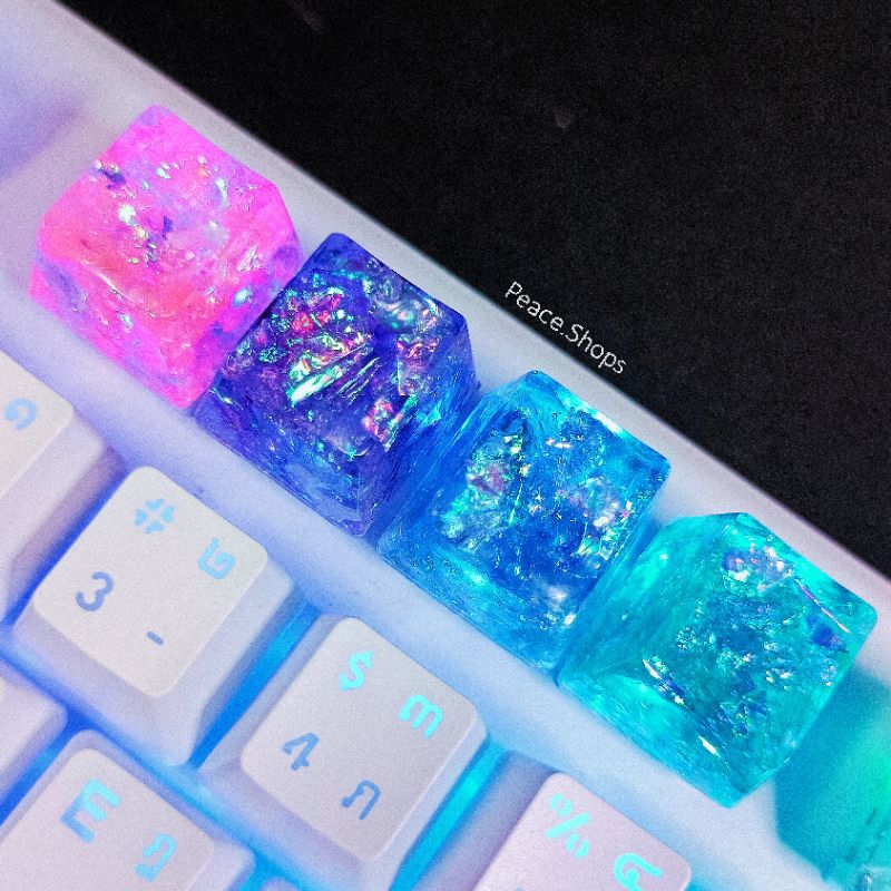 Resin keyboard Button (Hologram) Keycap Mx Switch (Cherry Switch ...