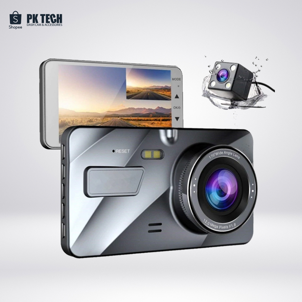 Car Camera Front Rear Dual lens vehicle blackbox DVR Model A10 (Metal ...