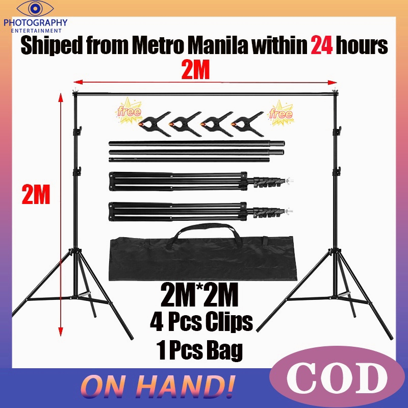 2 x 2m Backdrop Stand For Photography Background | Shopee Singapore